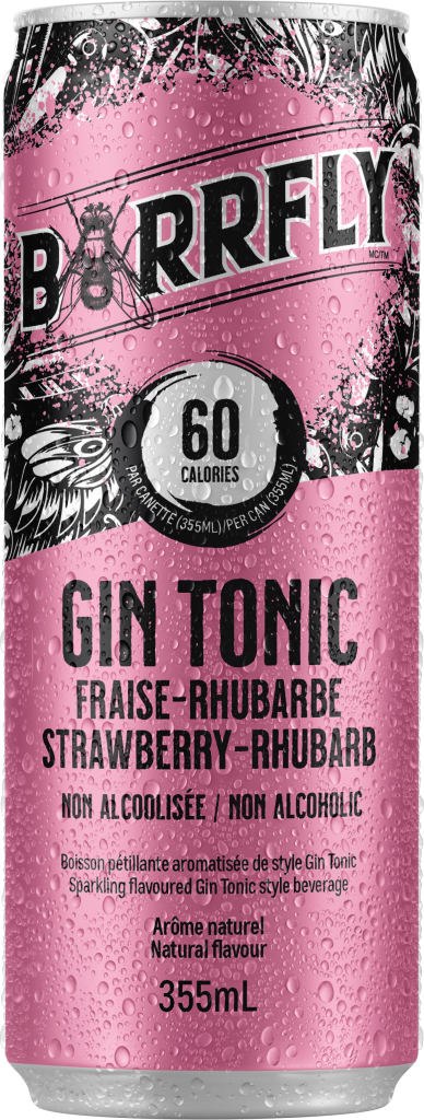 Barrfly Gin Tonic Fraise-Rhubarbe - Barrfly